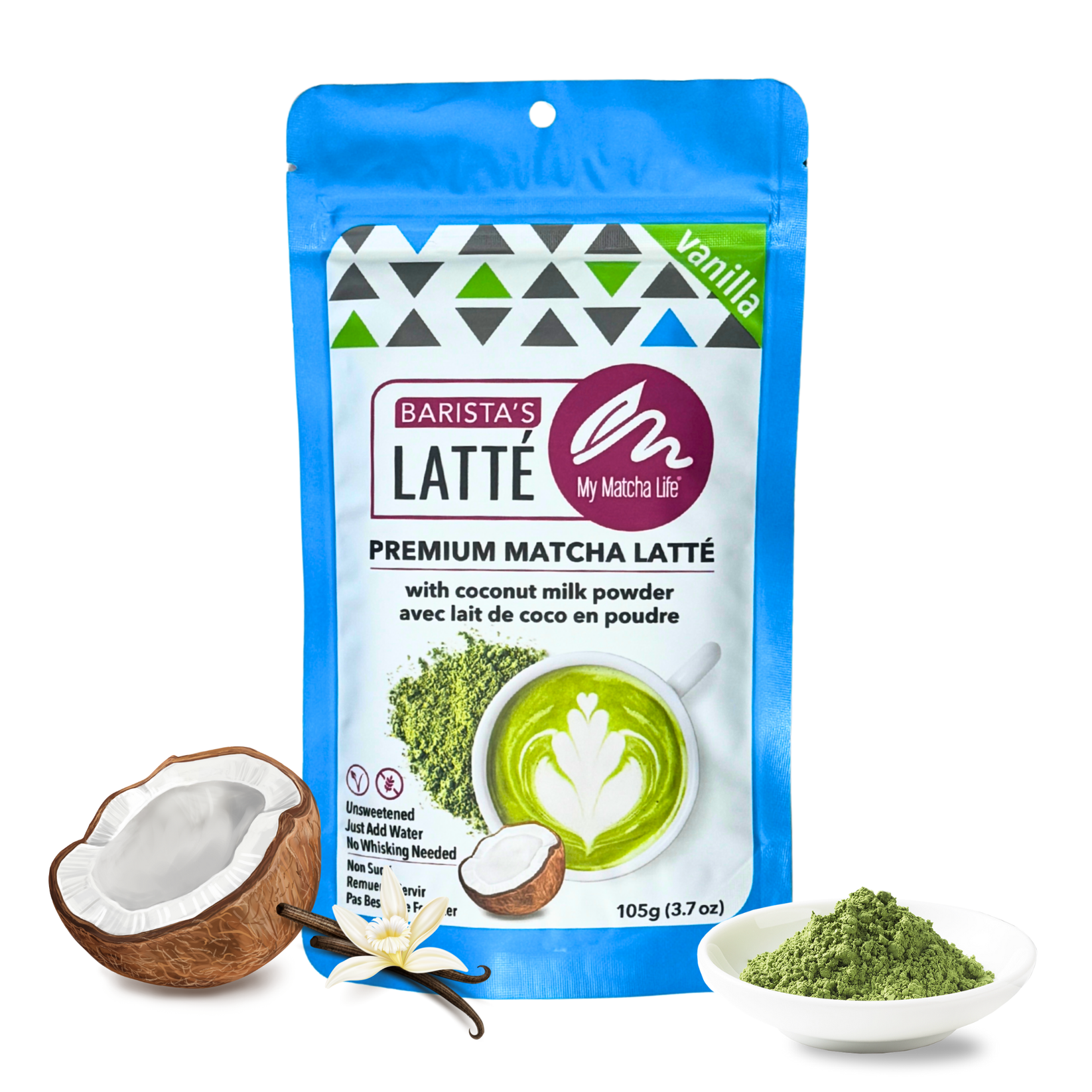 Barista's Premium Instant Matcha Latte 3.7 oz – My Matcha Life